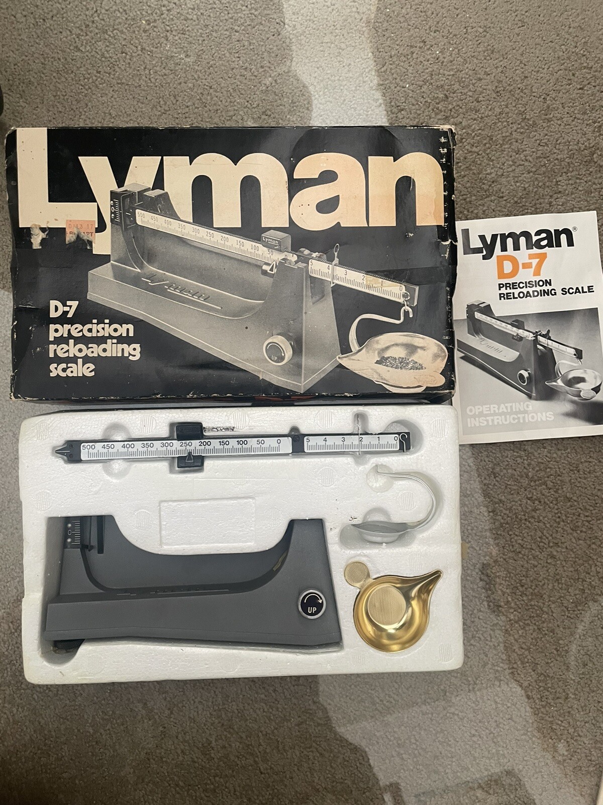 Lyman D-7 Precision Reloading Powder Scale - EXCELLENT | eBay
