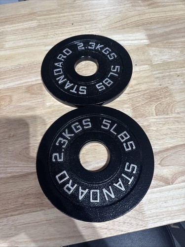2 X 5LB OLYMPIC WEIGHTS ROGUE FITNESS STANDARD CHANGE PLATES 10LBS ...
