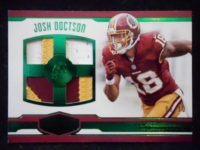 2016 Josh Doctson Plates & Patches Rookie QUAD PATCH.....06/10 ...