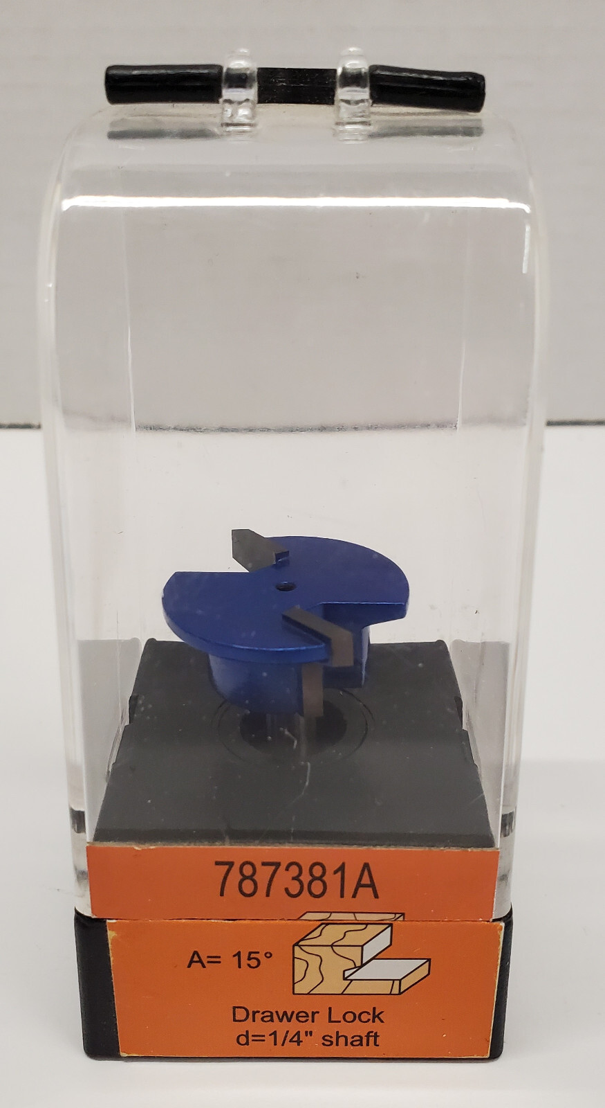 Blue Tornado Drawer Lock Router Bit 1/4" Shaft Woodworking Craftex 15 ...