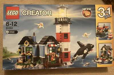 LEGO 31051 Creator 3-in-1 Lighthouse Point - Light Brick, Orca ...