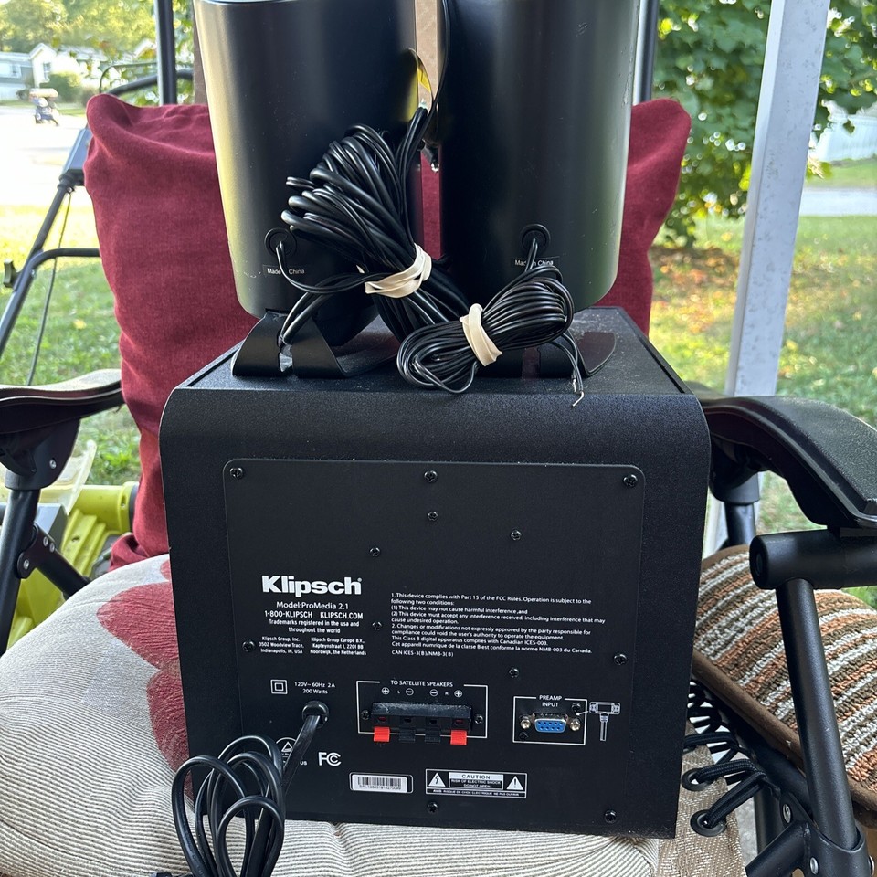 Klipsch ProMedia 2.1 Bluetooth Speakers System | eBay