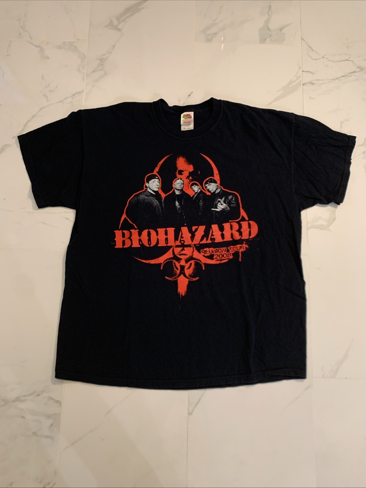 Biohazard NYHC Band 2008 Reunion Tour Shirt, Size 2X … - Gem
