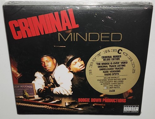 BOOGIE DOWN PRODUCTIONS CRIMINAL MINDED (DELUXE EDITION) (2008) NEW ...