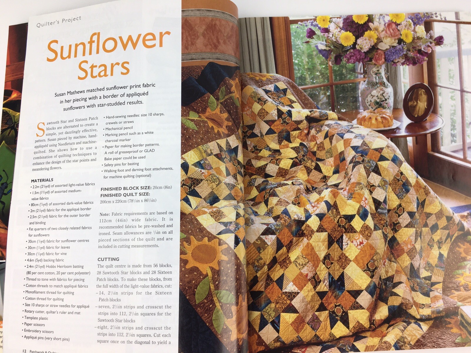 Australian Patchwork & Quilting Magazine Vol 6 No 4 November 1999 Star ...