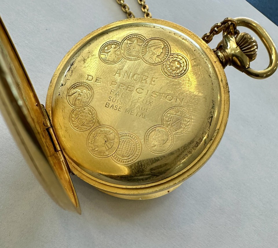 VINTAGE CLINTON 17 JEWEL POCKET WATCH WORKING | eBay