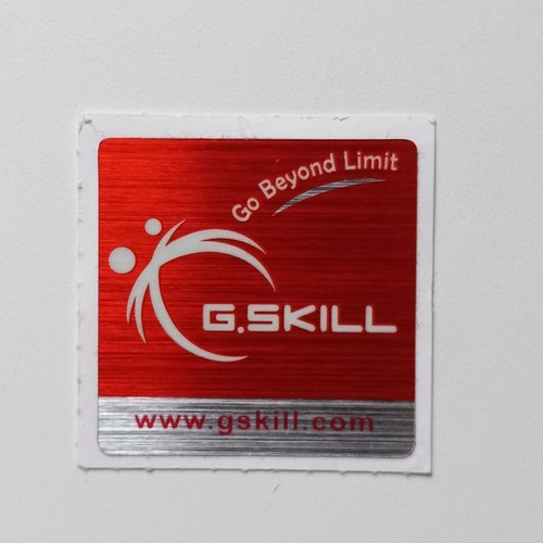 G.SKILL Case Sticker Badge Decal Red Go Beyond Limit Logo Emblem PC ...