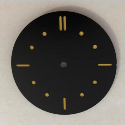 39mm Black Dot Green Luminous Watch Dial Suitable for ETA 6497/6498 ...