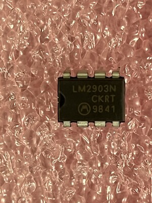 LM2903N DUAL VOLTAGE COMPARATOR 8 PIN DIP MOTOROLA (LOT OF 5) | eBay