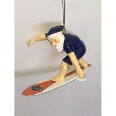 Florida Gators Surfing Santa NCAA Christmas Ornament Topperscot | eBay
