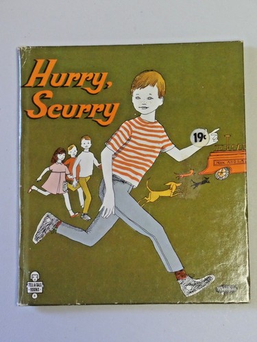 Vintage Whitman Tell A Tale HURRY, SCURRY 1963 Children's Hardcover ...