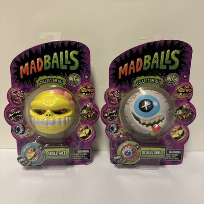 2016 Madballs Mad Balls Oculus Orbus Skull Face Lot New in Package 1st ...