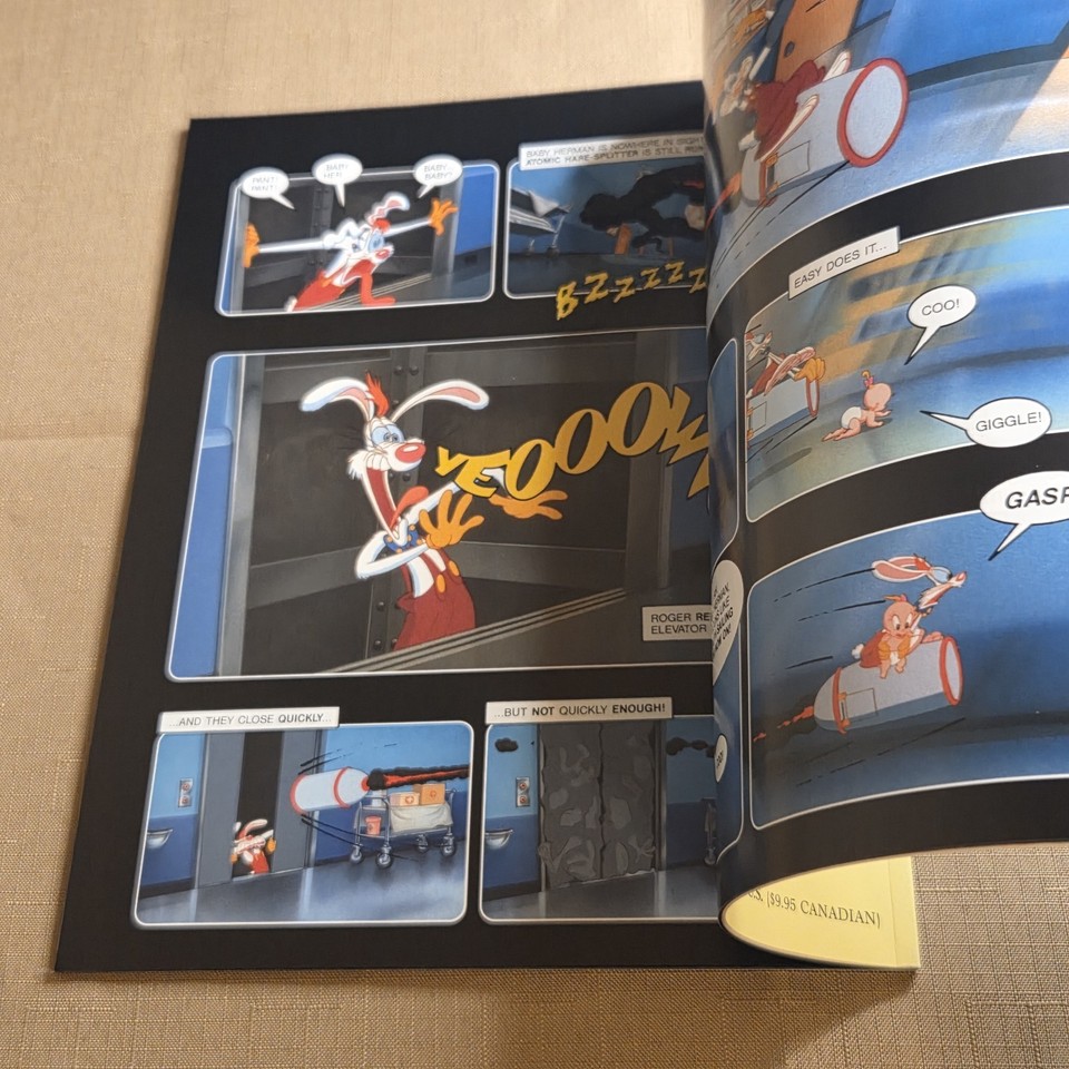 Coll/VTG: 1989 Movie Book No. 1: Roger Rabbit in "Tummy Trouble" 1 ...