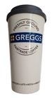 GREGGS LOGO TRAVEL CUP DRINKING MUG FAIRTRADE COFFEE NEW GREAT NOVELTY ...