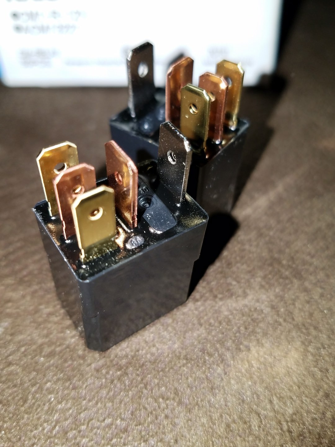 2- NAIS CM1-R-12V ACM13221 RELAY 12V 5 PRONGS FOR MITSUBISHI MADE IN ...