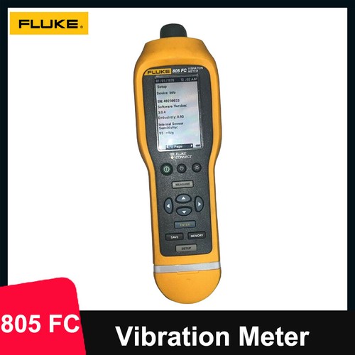 Fluke 805FC 805 FC Mechanical Machine Bearing Vibration Tester Meter | eBay