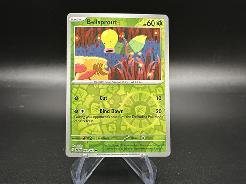 Bellsprout - Reverse Holo - 69/165 Scarlet & Violet 151 - Pokémon TCG ...