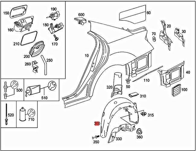 Mercedes-Benz 2216900930 Genuine OEM Splash Shield for sale online | eBay