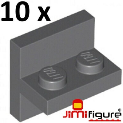 NEW 10 x LEGO 2x2 1x2 Bracket Centered Dark Bluish Grey 41682 Genuine ...