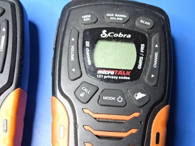 Cobra ACXT645 35 Mile Range Walkie Talkies Two Way Radios LOT OF 3 | eBay