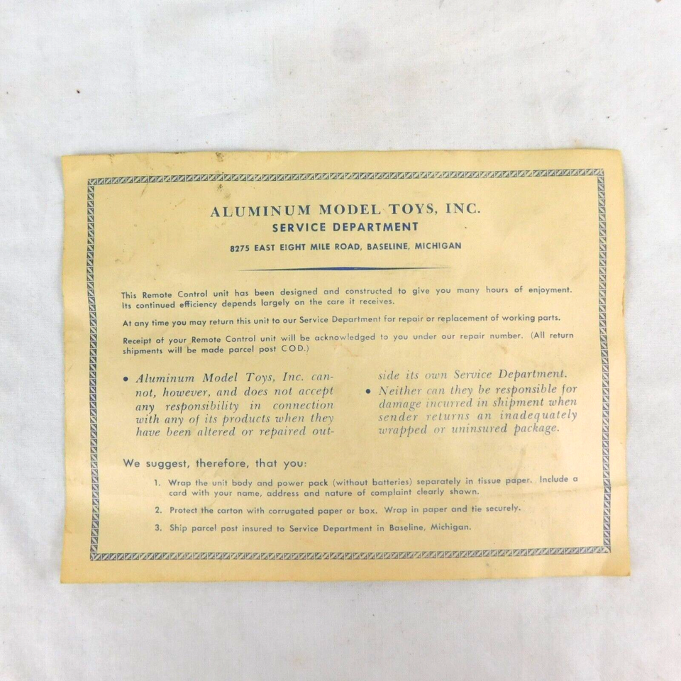 VTG AMT Studebaker Commander Blue Electric Remote Control Scale Model ...