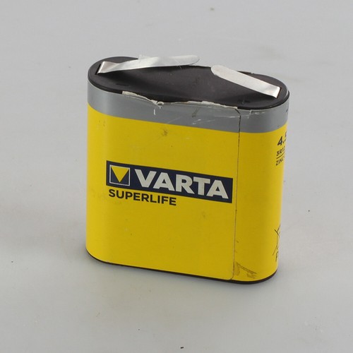 original antique old rare Blue Metal Glass Pocket Handheld Battery ...