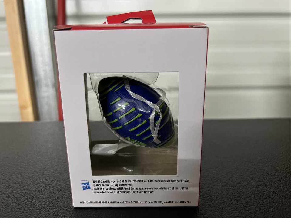 NERF BLITZ Football Hallmark Christmas Tree Ornament Hanging Ball Sport ...