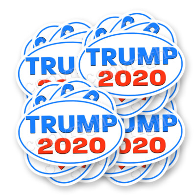 Trump 2020 Pro Oval President Sticker Trump Decal BLUE Red Republican ...