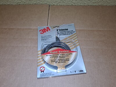 NEW 3M AP-4909-06 Mac Keyboard 6' Extension Cable Fast Shipping | eBay
