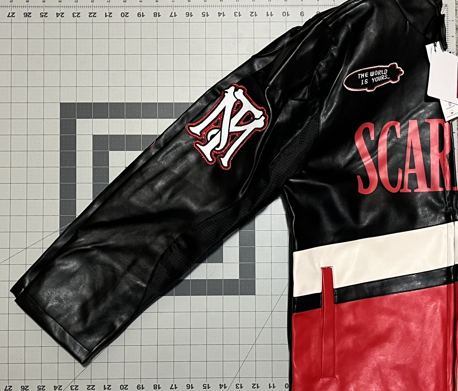 Reason X Scarface Motorcycle Moto Jacket Long Sleeve Full Zip Men’s M ...