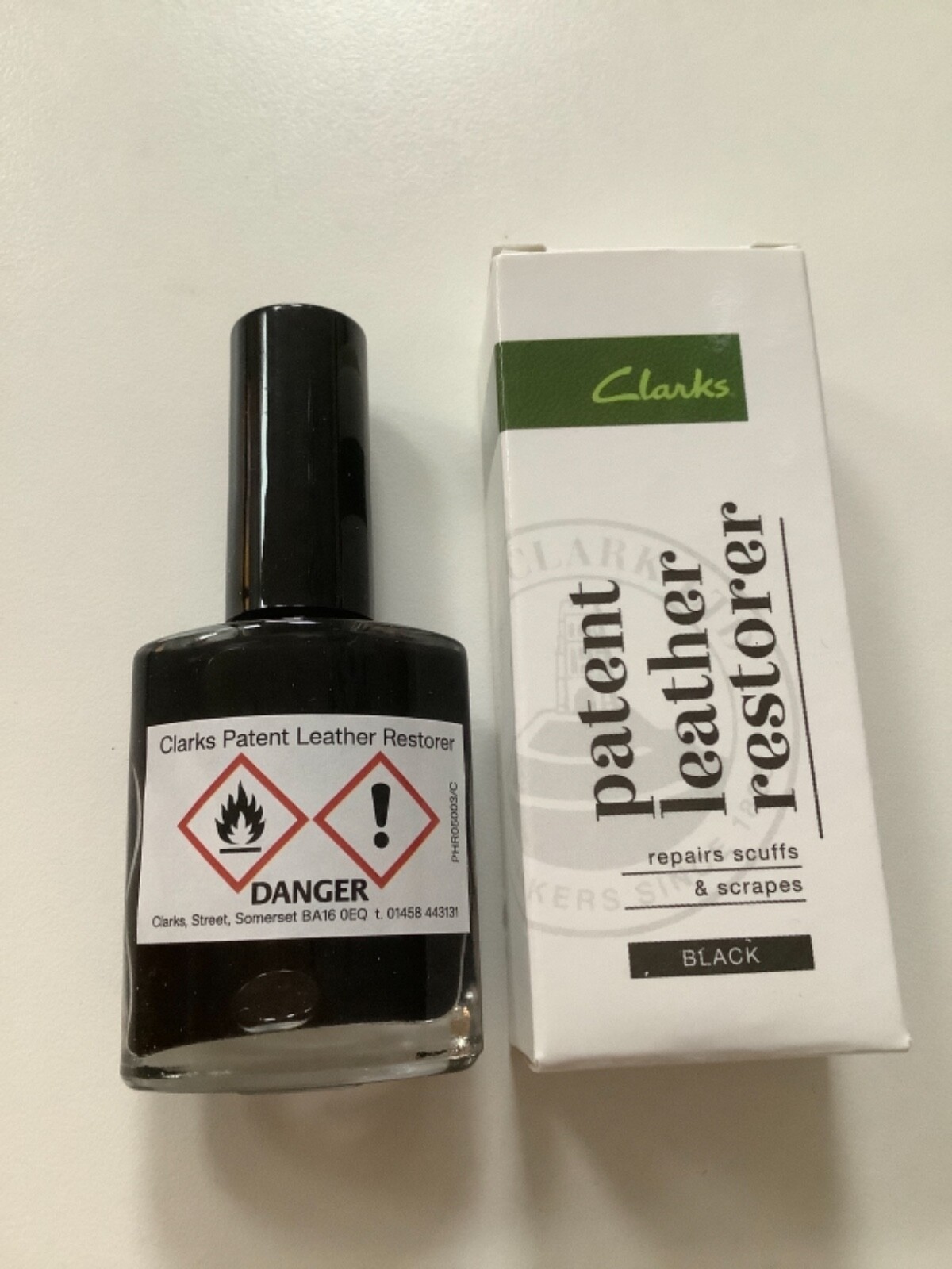 Clarks Shoe Care Products/ Patent Leather Restorer/ Suede & Nubuck ...