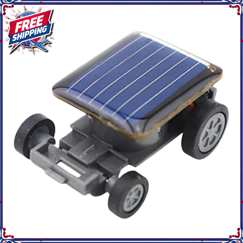Solar Powered Mini Car Smallest Racer Toy Educational Toys Solar Power ...