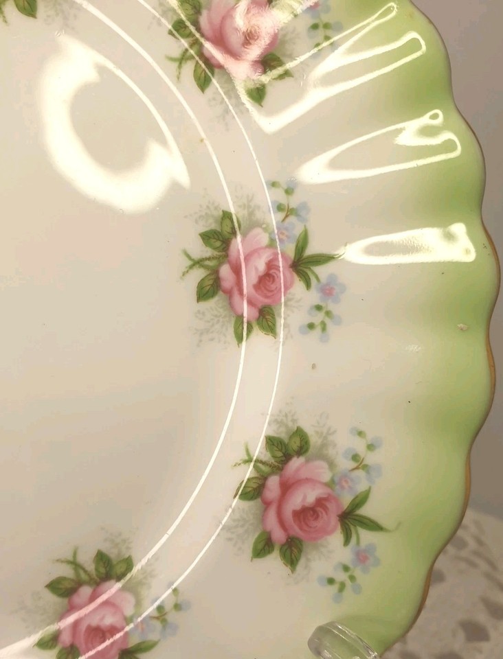 Royal Albert Bone China Bread & Butter Plate Forget MeNot Roses Unique ...