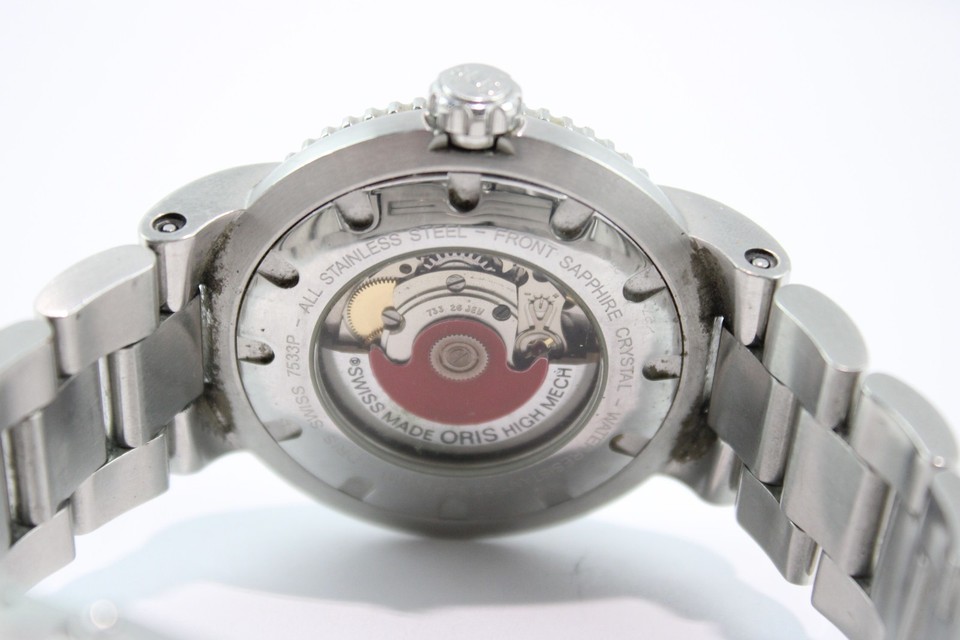 Oris TT1 Divers Watch Ref 7533P Automatic WORKING | eBay UK