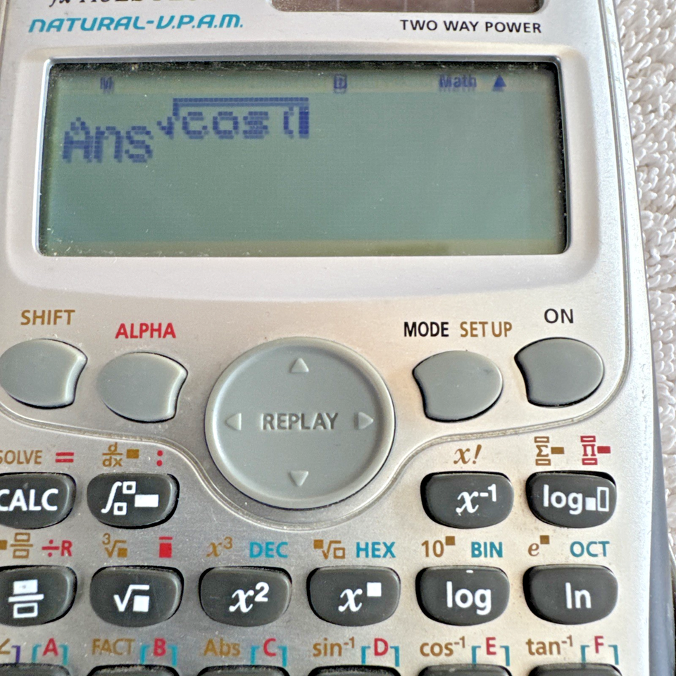 Casio FX-115ES PLUS Solar / Battery Powered Scientific Silver ...