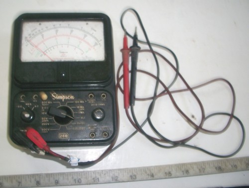 SIMPSON Bakelite Model 260 Series 6P VOM Analog Multi-Meter TESTED ...