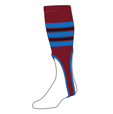 TCK Baseball Stirrups Large (300F, 9in) Sedona Red, Electric Blue ...