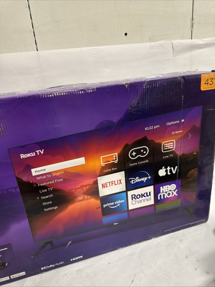 Roku - 43" Class Select Series 4K Smart RokuTV | eBay