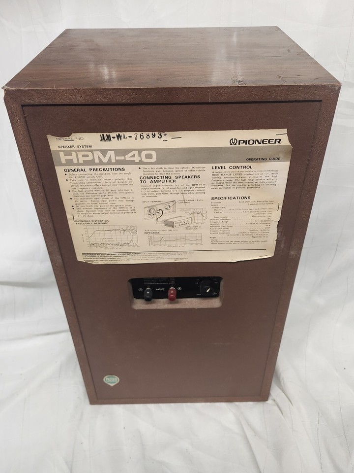 Pioneer HPM-40 Empty Speaker Box | eBay