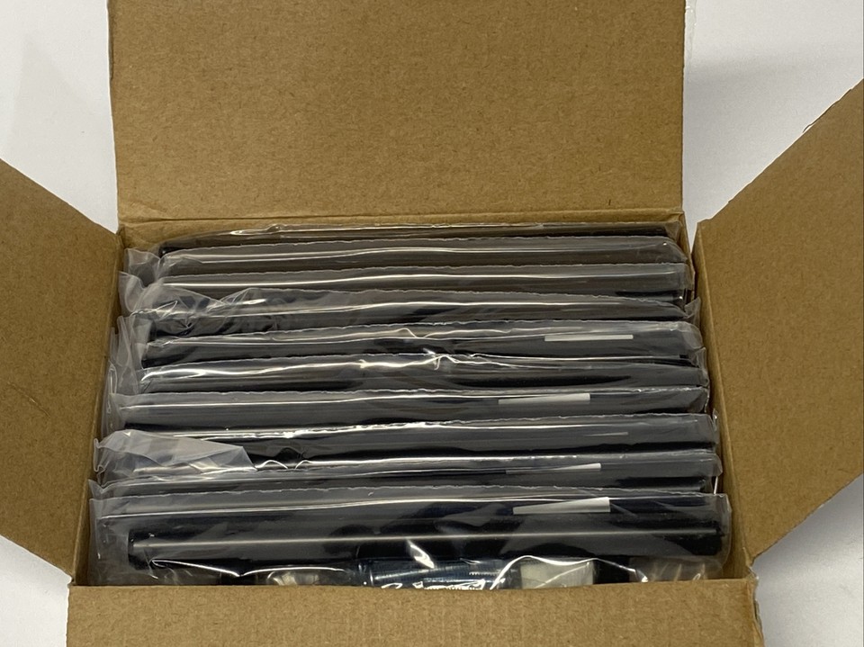 Pack Of 10, Pride Bar Cabinet Pulls 96mm Matte Black 3-3/4" CTC x 6" P ...