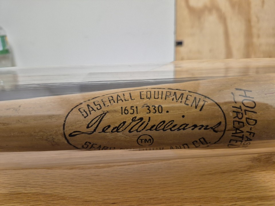 Ted Williams HOF Sears Roebuck Personal Model Bat CSC Collectibles COA ...
