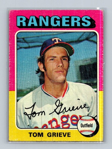 1975 Topps #234 Tom Grieve Texas Rangers Baseball Card | eBay