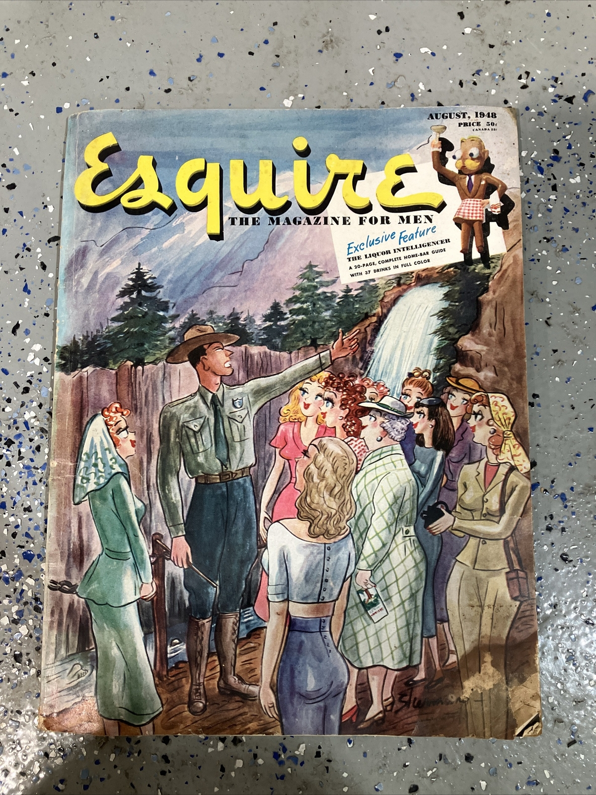 AUGUST 1948 vintage ESQUIRE magazine GREAT ADS - 2 PG PINUP | eBay