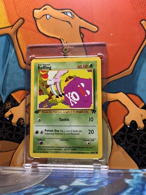 Koffing Team Rocket 1st Edition NM, 58/82 Pokemon Card. | eBay UK