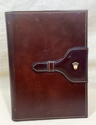 ROLEX 70's Notebook Notepad Note Document Holder Blank Explorer Daytona ...