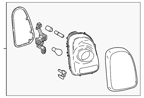 Genuine Mini Tail Light Assembly 63-21-9-477-159 | eBay