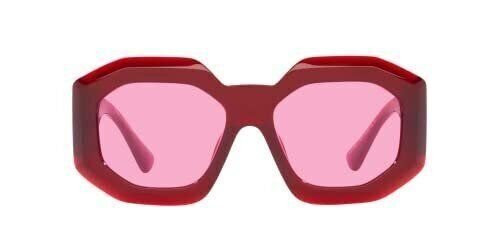 Versace 0VE4424U 388/5 56mm Transparent Red Frame, Pink Lenses Women ...