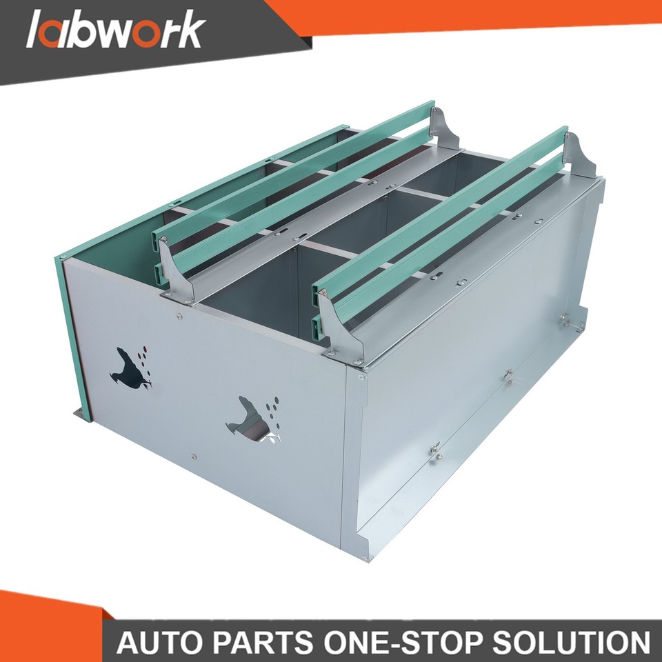 Labwork 6-Compartment Metal Poultry Nesting Box Wall Mount Easy Egg ...