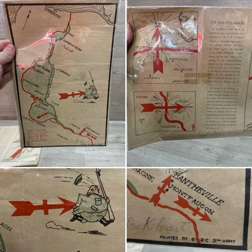 WW1 32ND Red Arrow Division Sketchs Original Era Military Ephemera | eBay