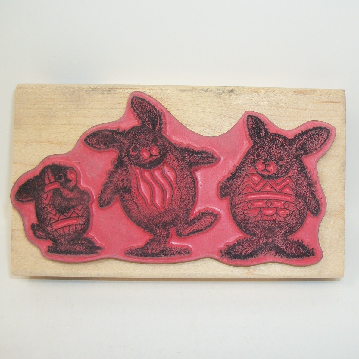 fast delievery Lot of 4 House Mouse, Happy Hopper Wood & Rubber stamps